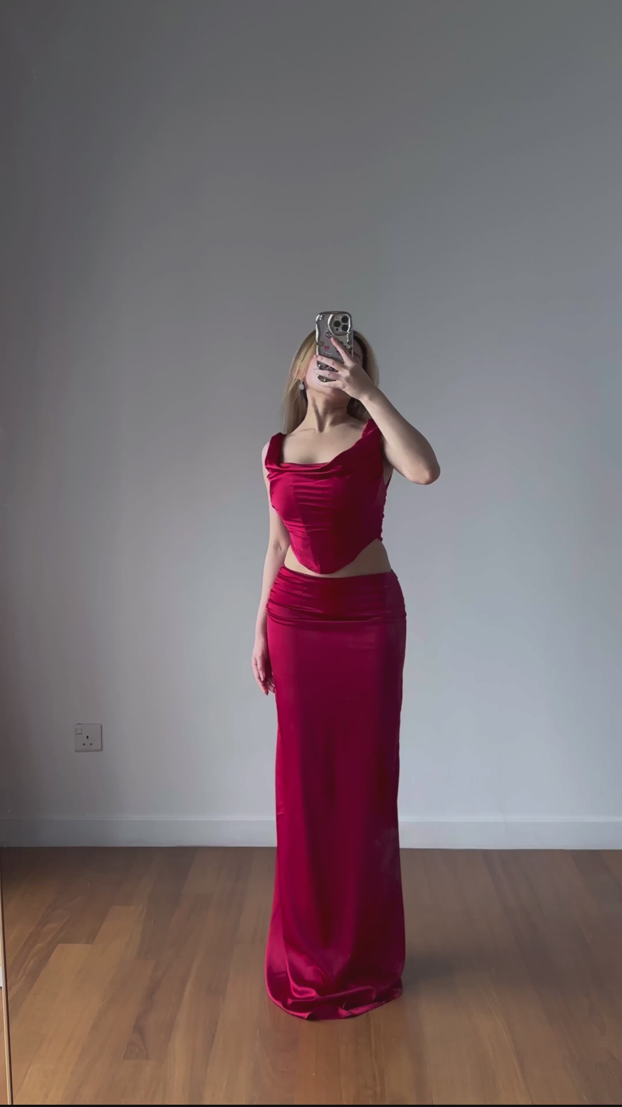 SUKI RED CORSET SET – OMG BABE